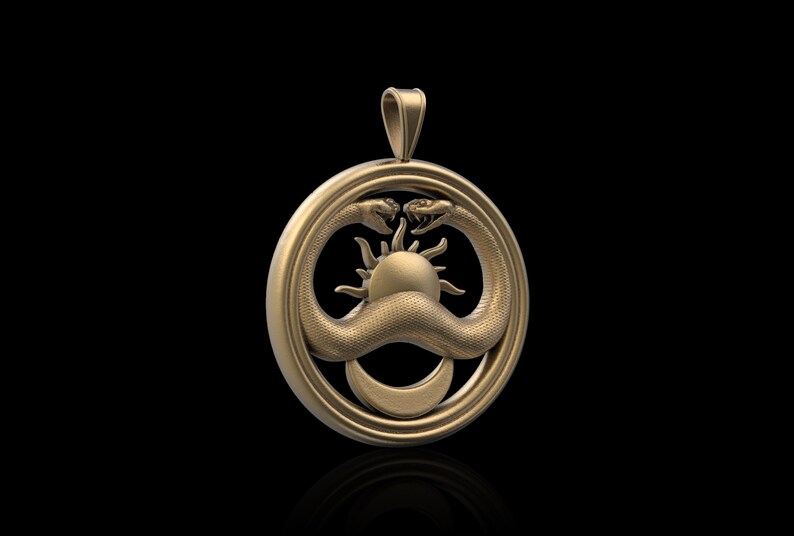 Bronze Thulsa Doom Snake Necklace Pendant Conan the Barbarian | Etsy