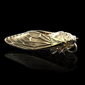 Bronze Cicada Necklace Pendant, Cicada Jewelry, Bug Jewelry, Insect ...