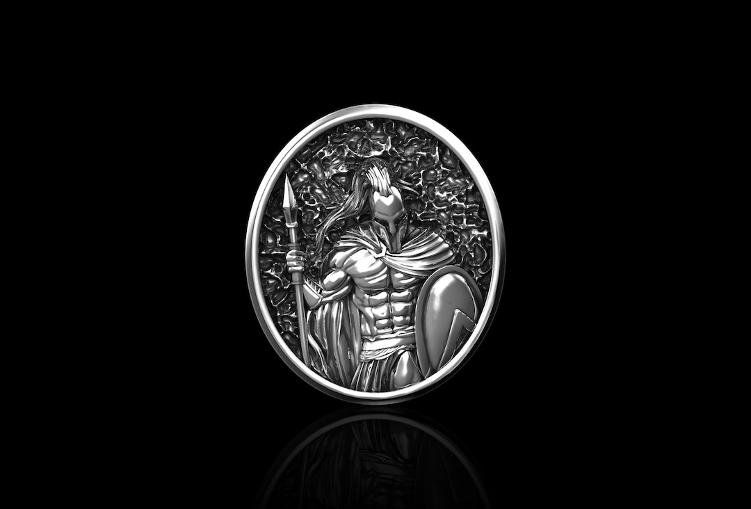 Sterling Silver Spartan Warrior Lapel Pins, Warrior Mens Brooch ...