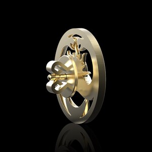 Bronze Thulsa Doom Snake Symbol Lapel Pin, Conan the Barbarian Arnold ...