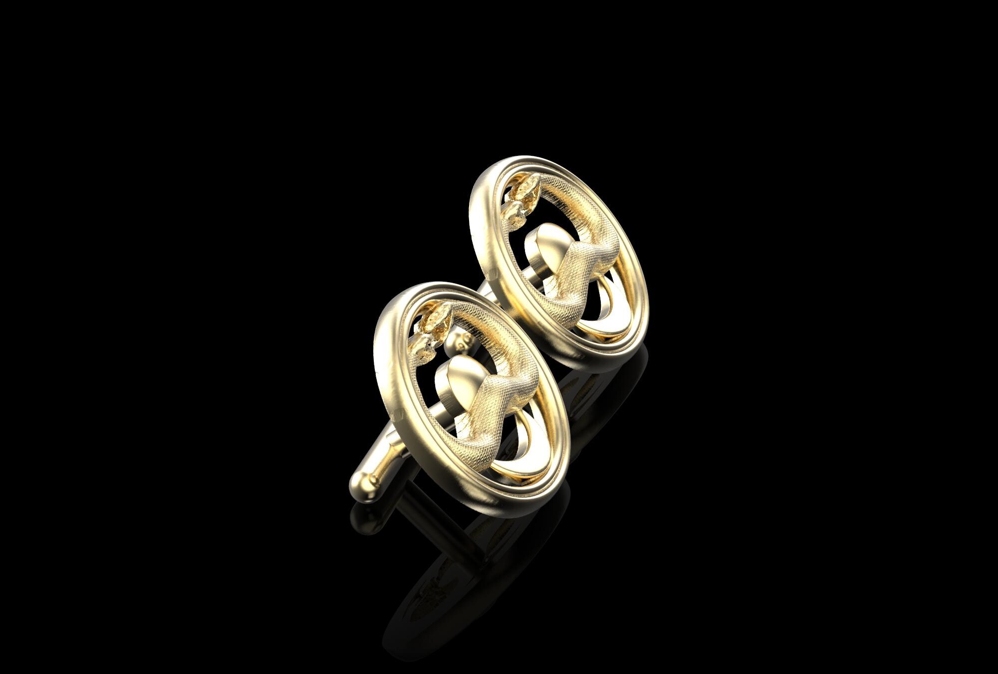 Bronze Thulsa Doom Snake Symbol Cufflinks, Gift for Conan the Barbarian ...