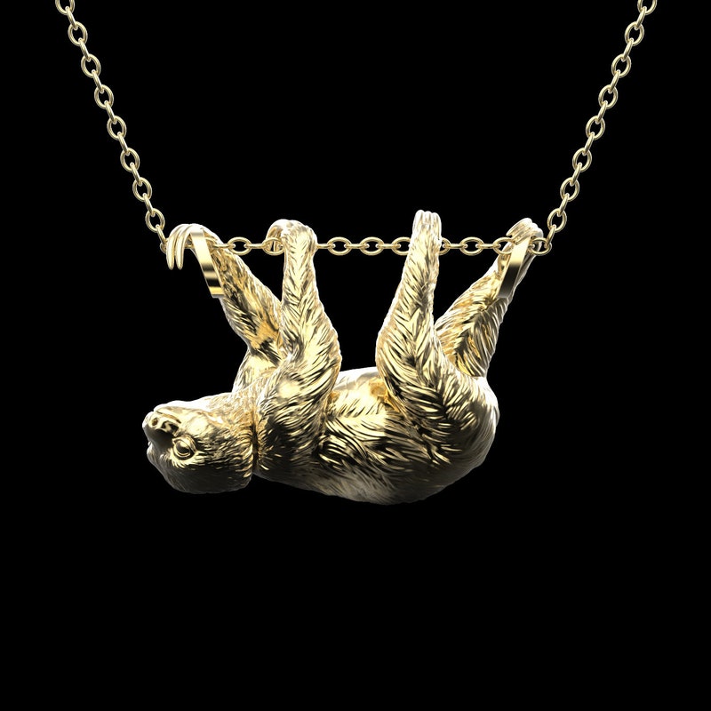 Sloth Necklace - Etsy
