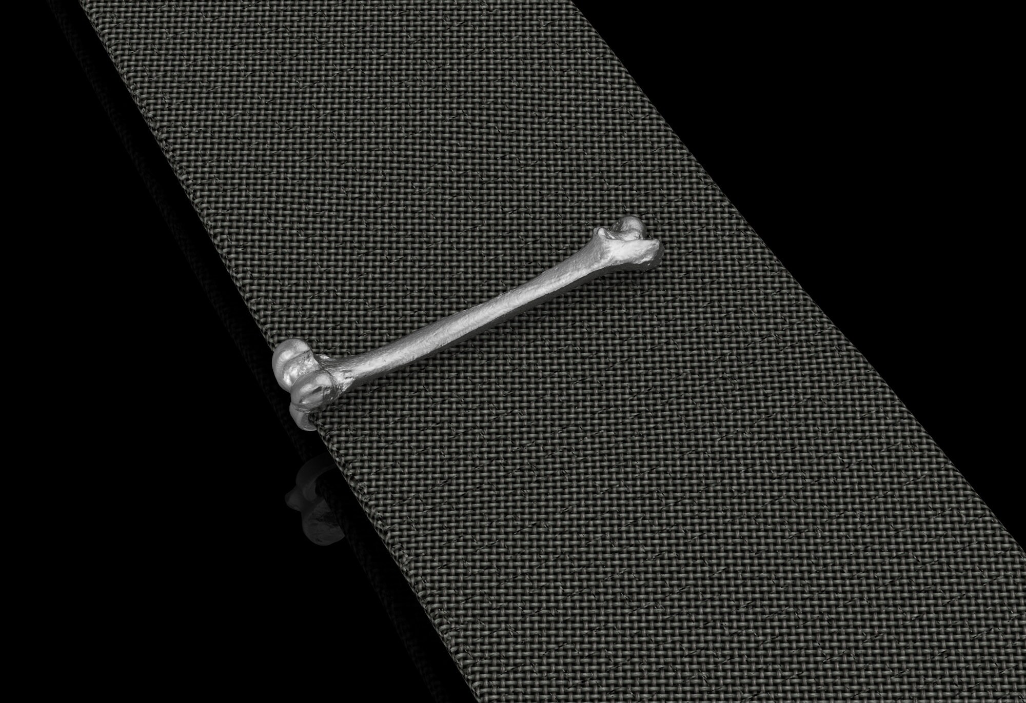 Human Bone Tie Clip Femur Bone Tie Clip Tie Clips for Men | Etsy