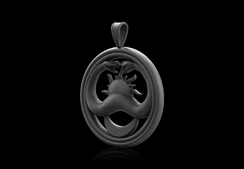 Thulsa Doom Snake Black Steel Necklace Pendant Conan the - Etsy Hong Kong