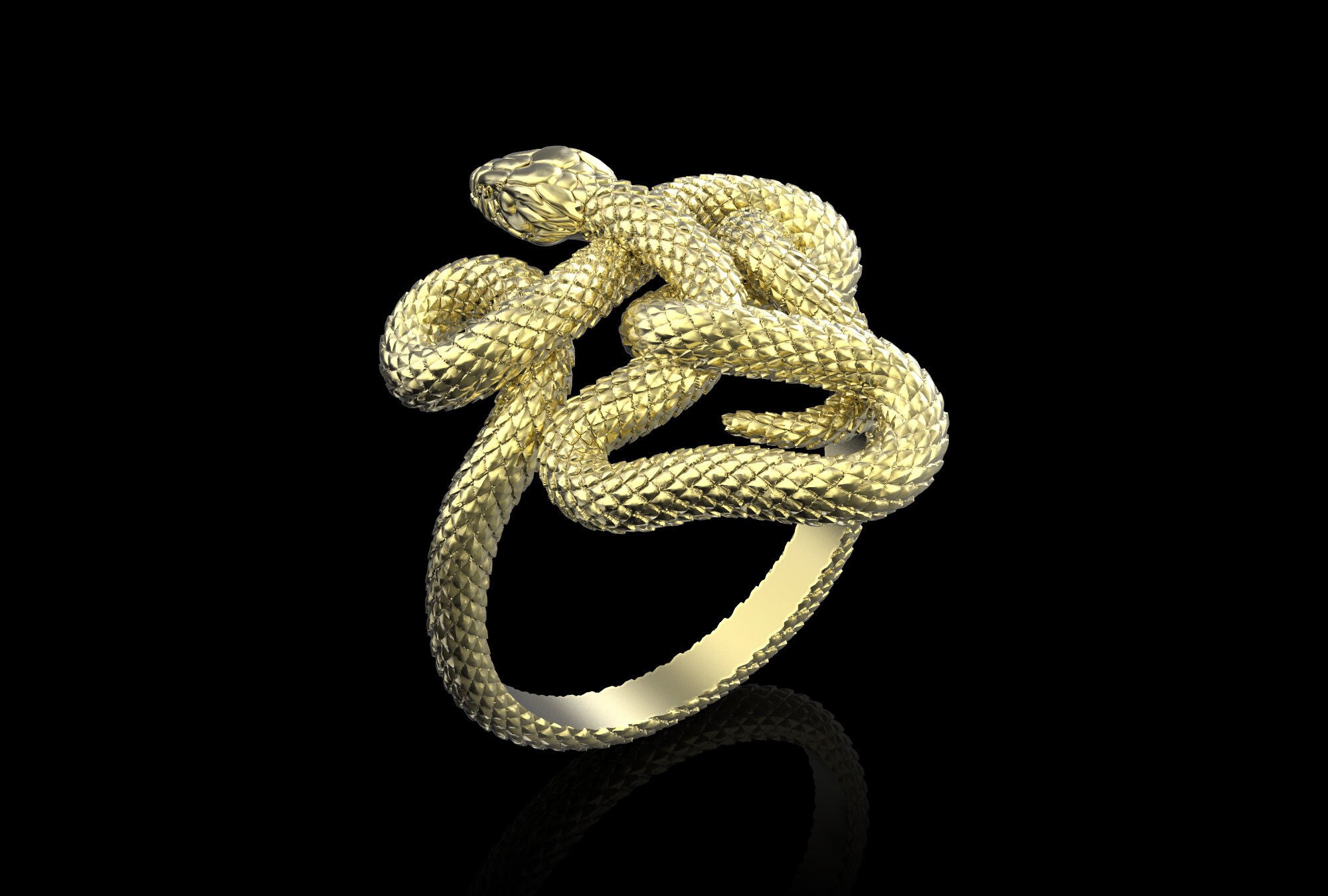 Brass Snake Ring Ancient Mythological Symbols Snake Ring - Etsy