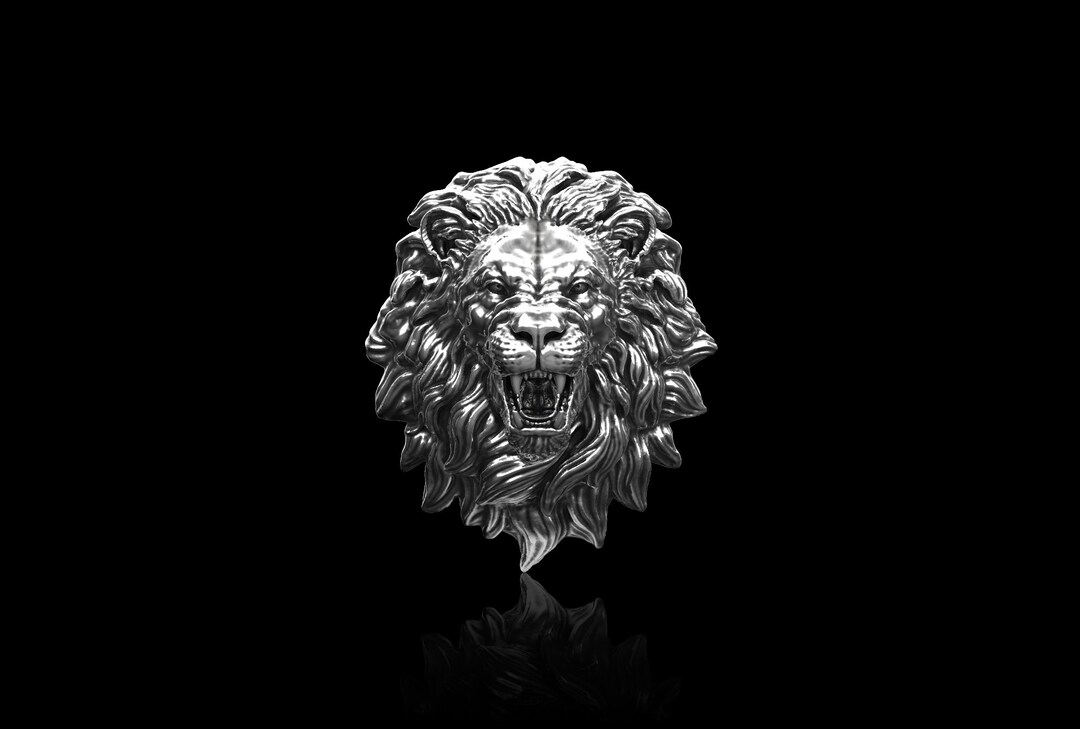 Sterling Silver Roaring Lion Lapel Pin, Brooch for Suit Lion Jewelry ...