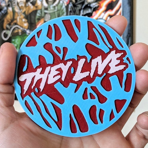 They Live STICKER Vinyl HORROR / Sci-fi John Carpenter Roddy | Etsy