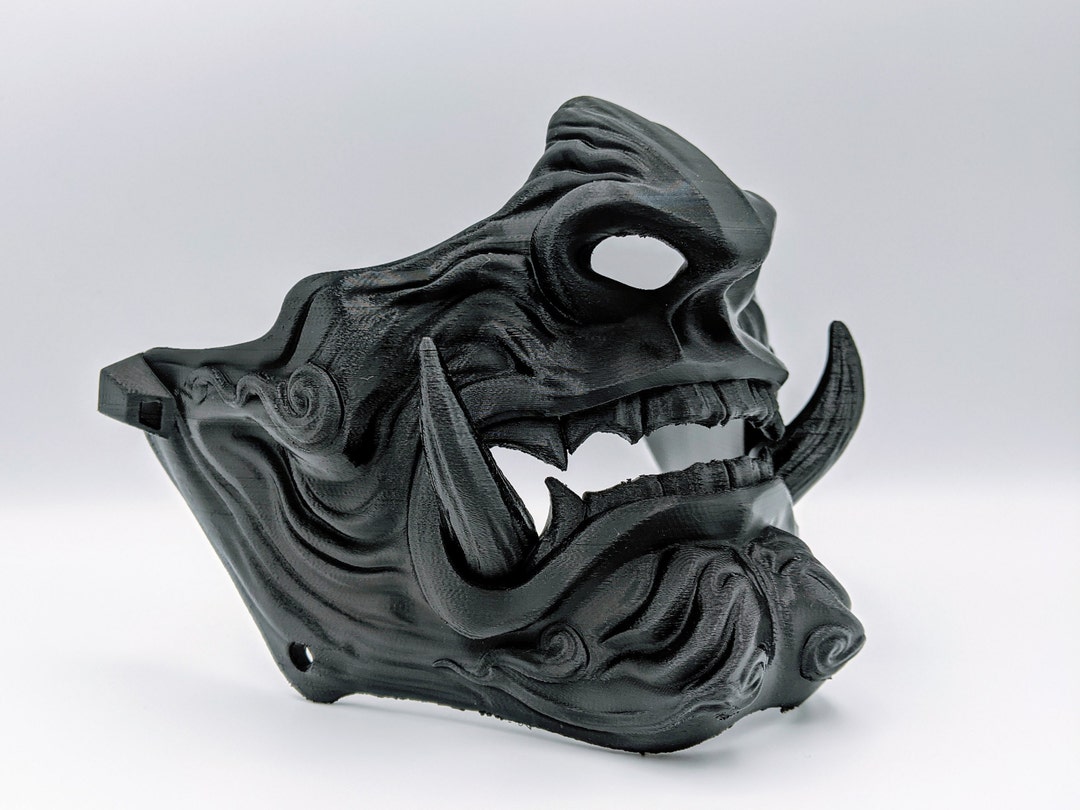 V2 Wearable Samurai Mask - Unpainted - Etsy
