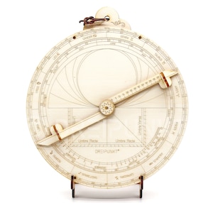 Wooden Astrolabe Kit (english Instructions) - Etsy