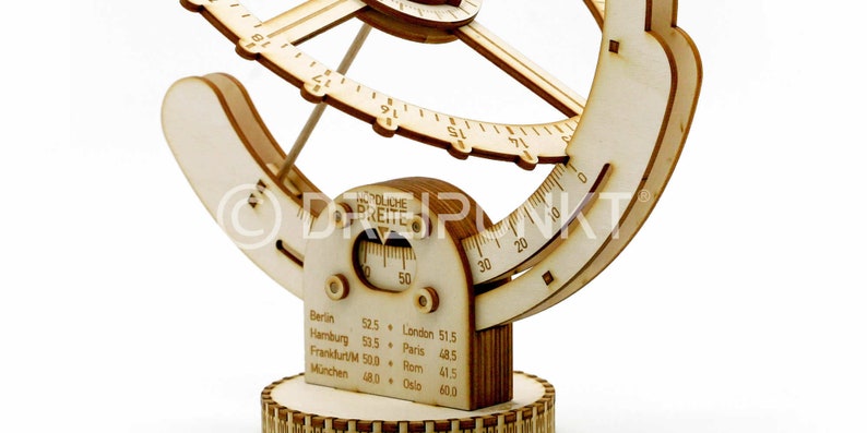 Buy Wooden Kit Sundial Online in India - Etsy
