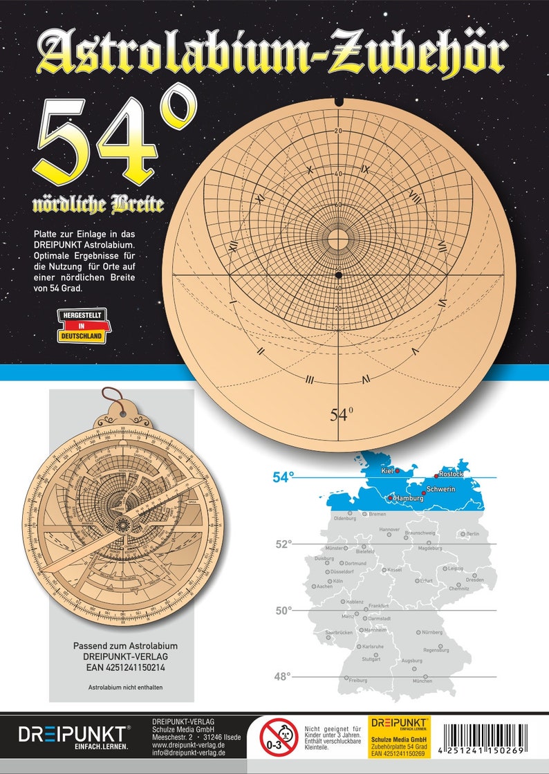 Accessory Plate (for Three-point Astrolabe) - Etsy