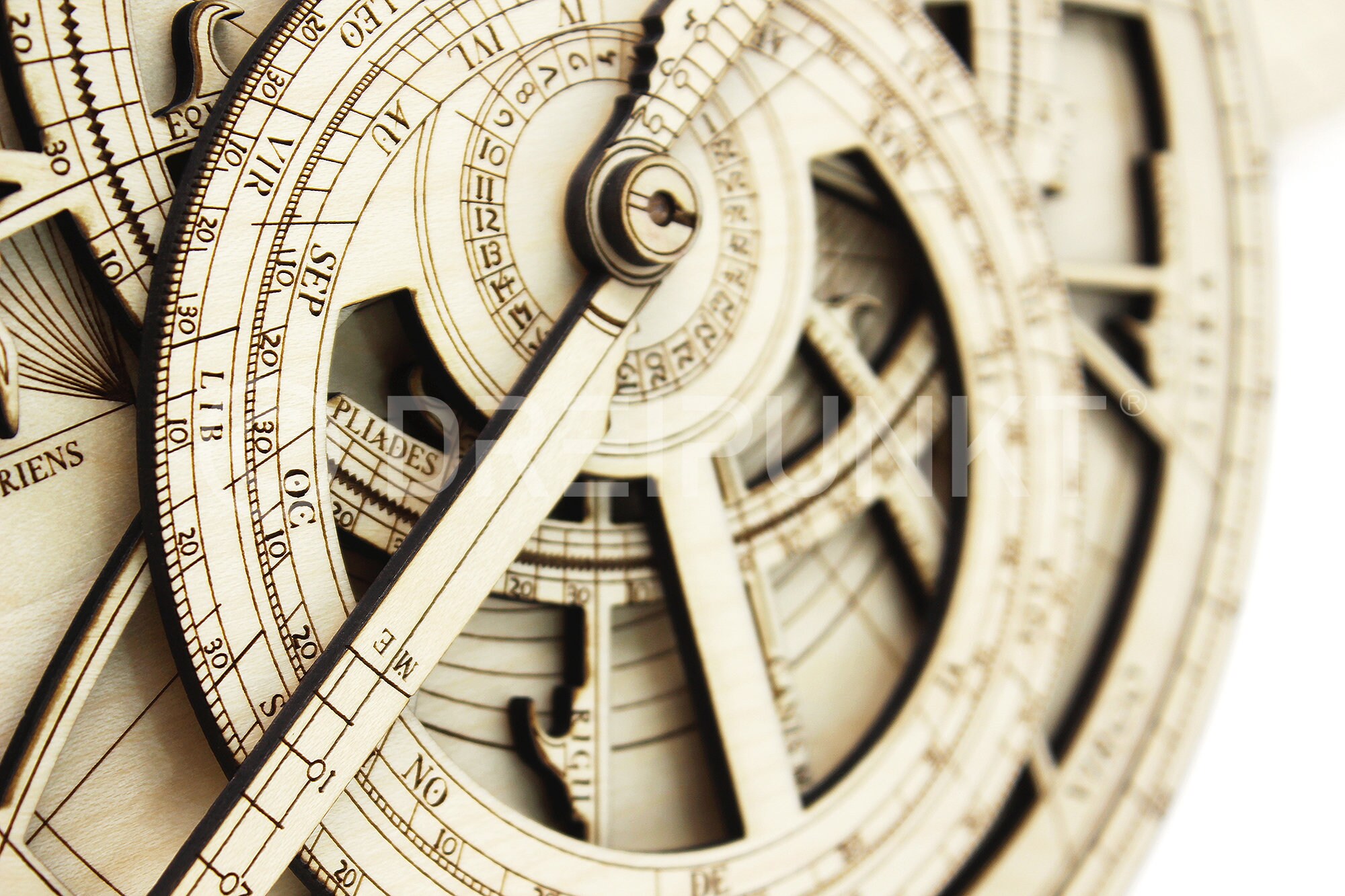 Wooden Equatorium With Astrolabe Kit (deluxe Edition) - Etsy