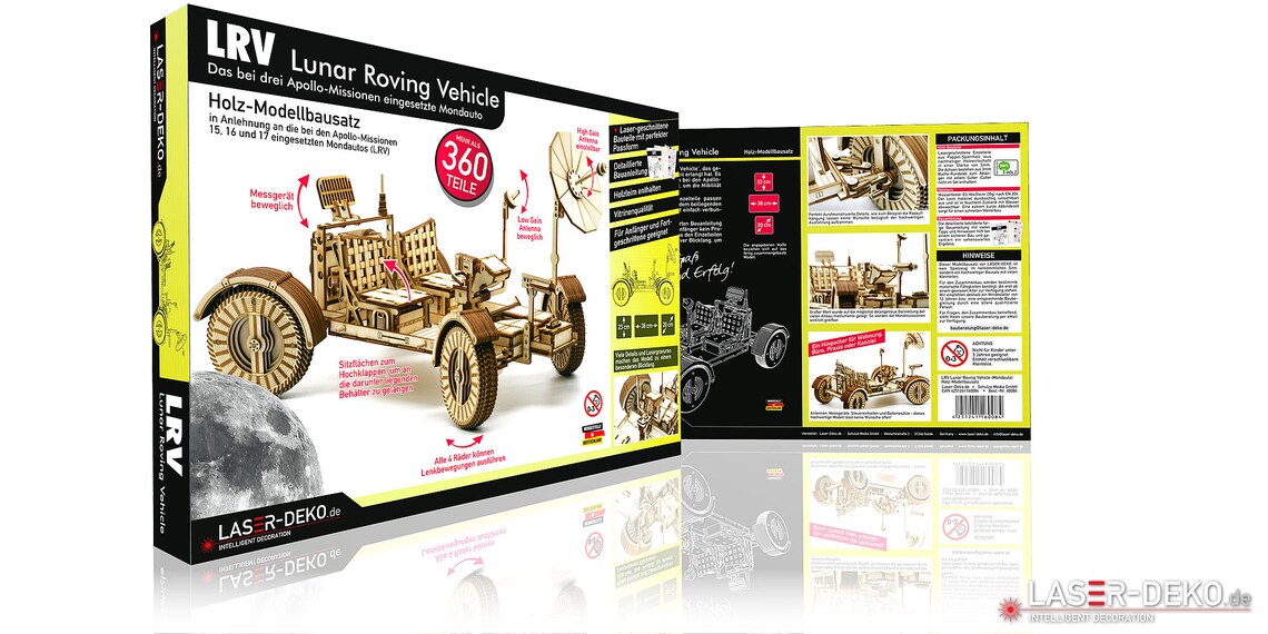 Wooden Kit LRV - Lunar Roving Vehicle ("moon Car") - Etsy