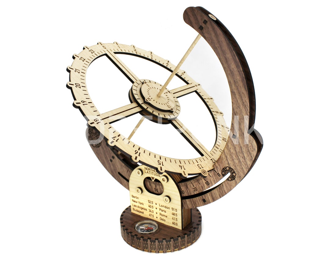 Wooden Construction Kit Sundial Deluxe Edition - Etsy