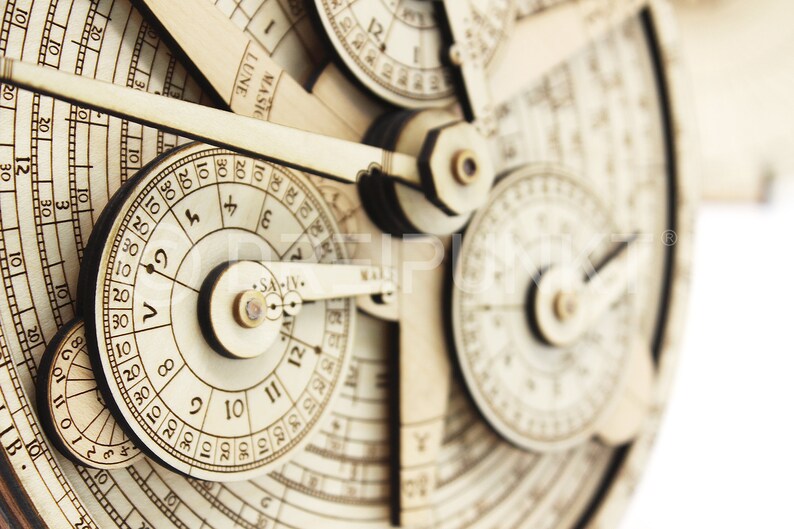 Wooden Equatorium With Astrolabe Kit (deluxe Edition) - Etsy
