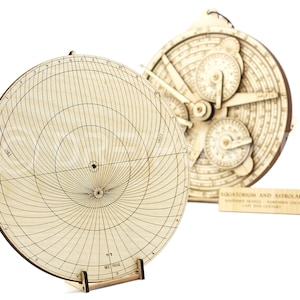 Wooden Equatorium With Astrolabe Kit (deluxe Edition) - Etsy