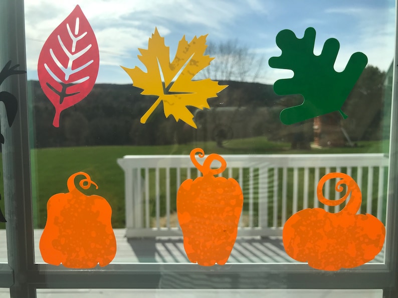 Fall Window Clings - Etsy