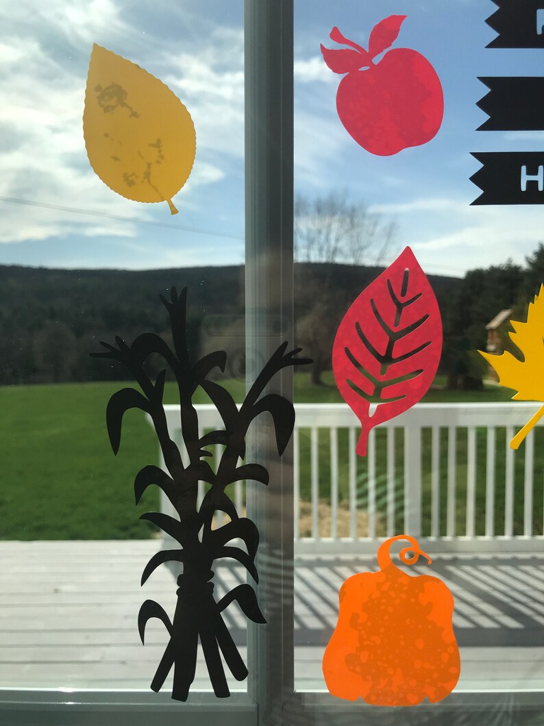 Fall Window Clings - Etsy