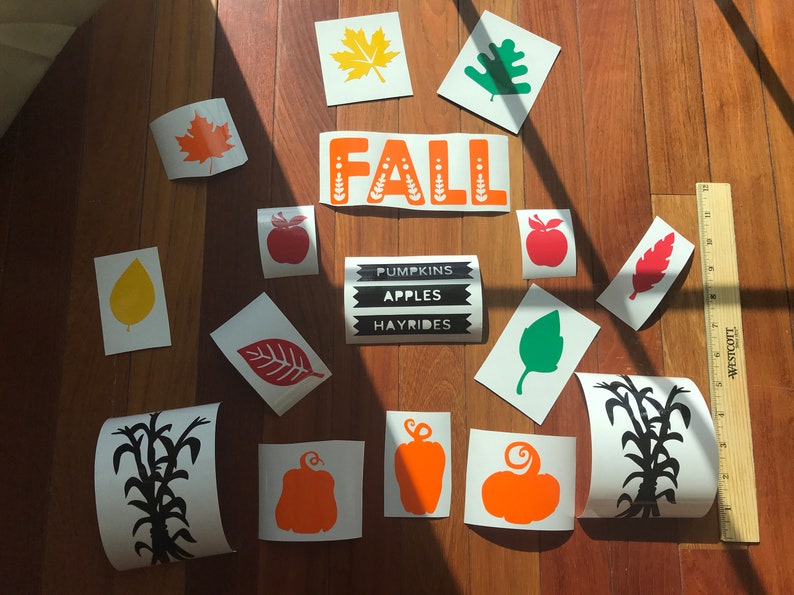 Fall Window Clings - Etsy