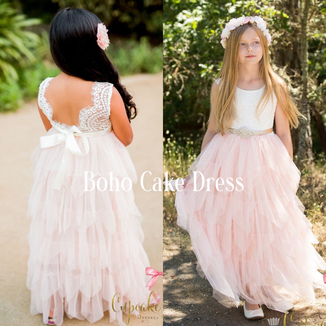 Ready To Ship Flower Girl Dress Rustic Lace Flower Girl Etsy
