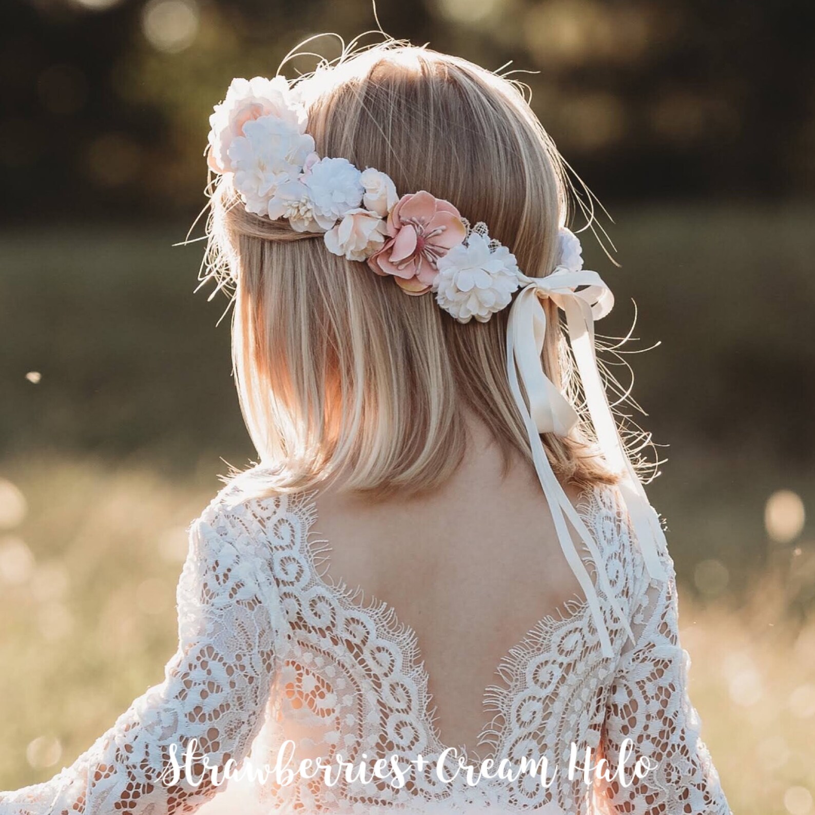 Flower Girl Headpiece Flower Girl Crown Flower Girl Hair - Etsy