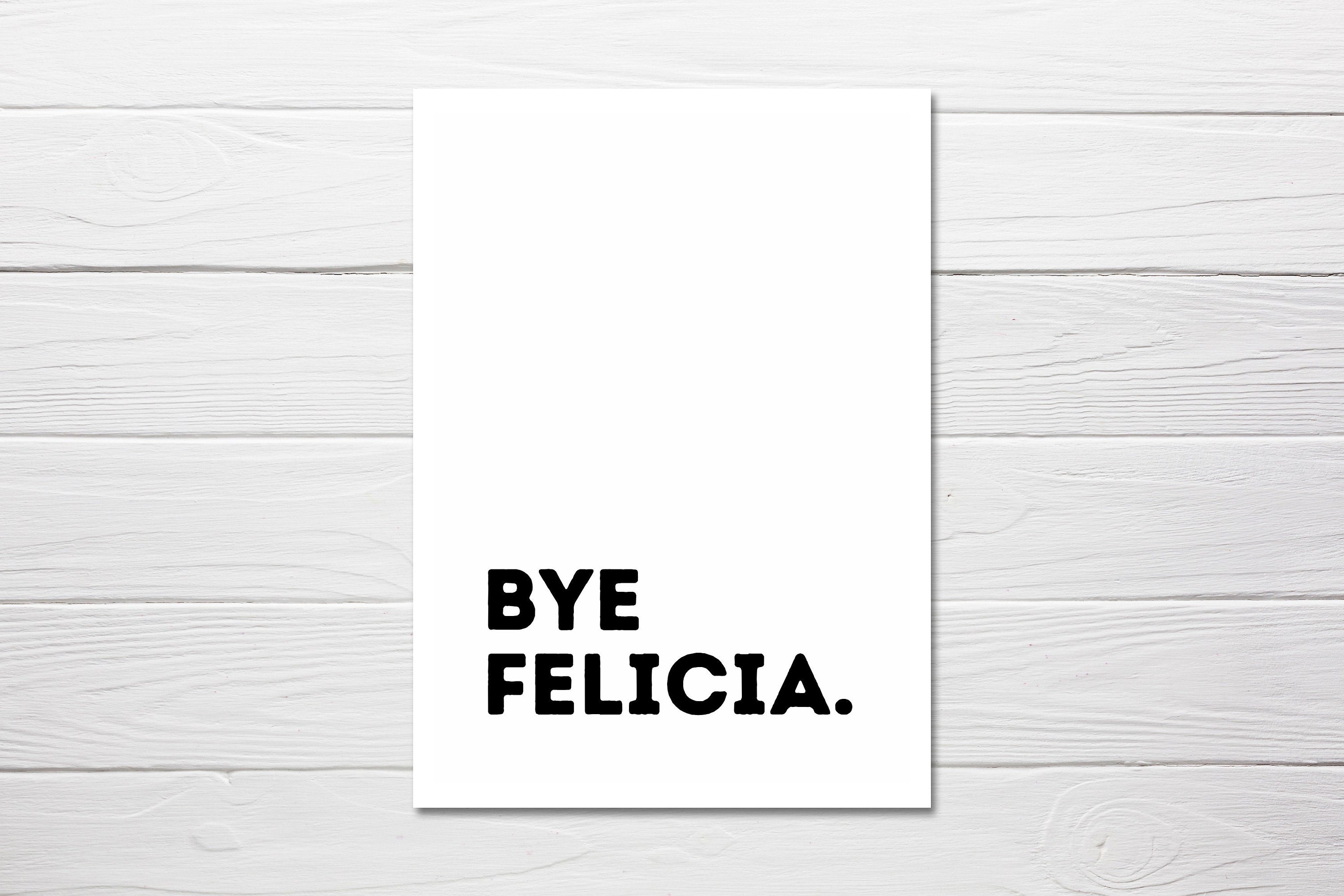 New Job Card | Bye Felicia | Funny Card - Etsy