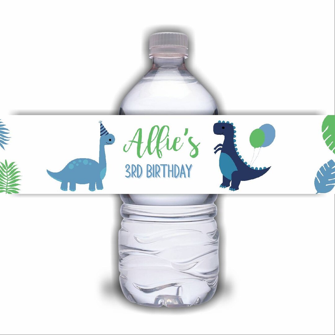 Juice Bottle Labels Dino Labels, Dinosaur Stickers Water Bottle ...