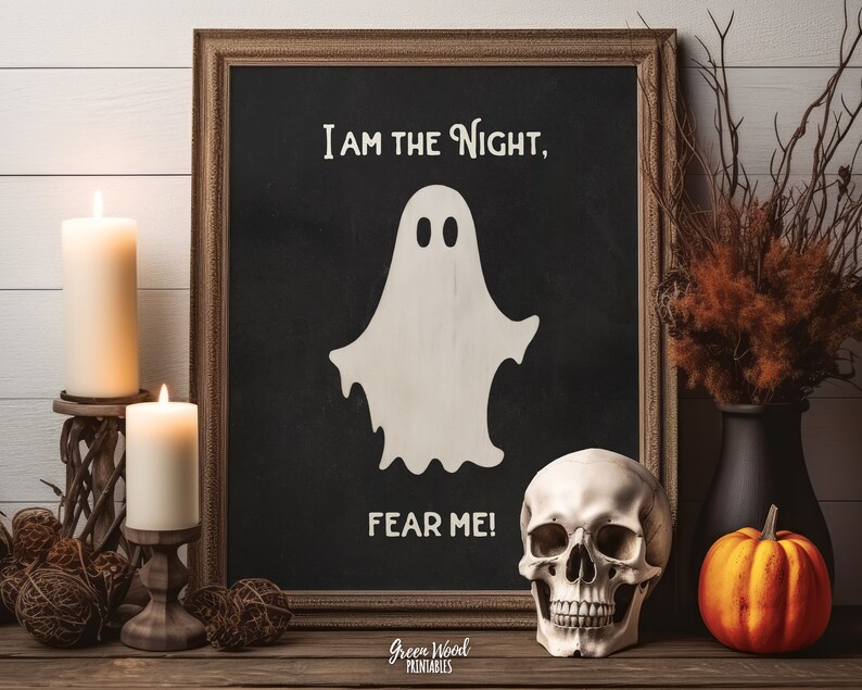 Halloween Ghost Wall Art, Halloween Decor Indoor, Halloween Wall Art ...