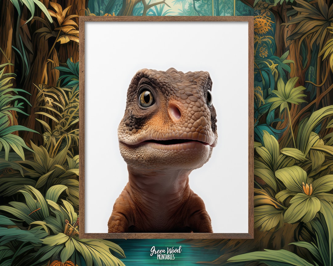 T-rex Dinosaur Poster, Dinosaur Nursery Decor, Dinosaur Baby Poster ...