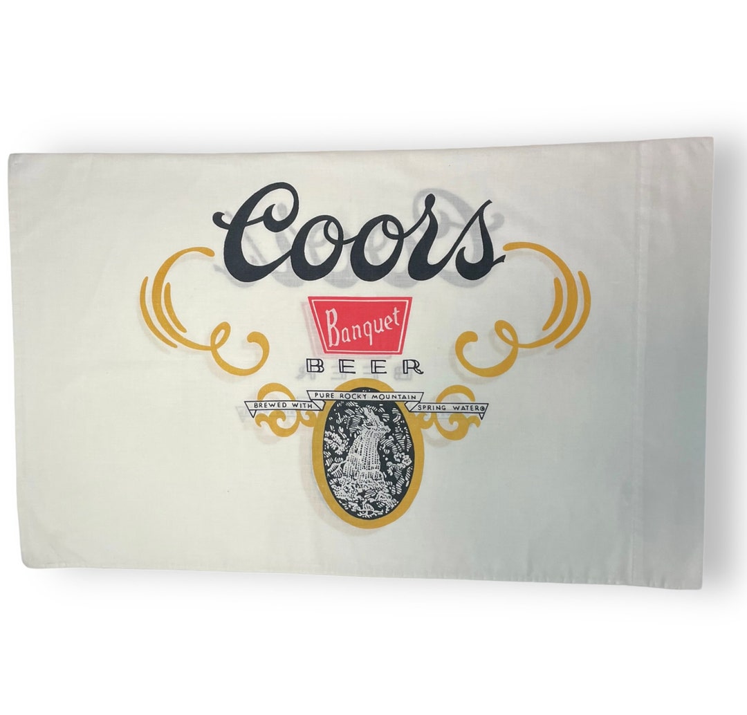 1970’s Vintage Coors Banquet Beer Pillow Case Like New - Etsy