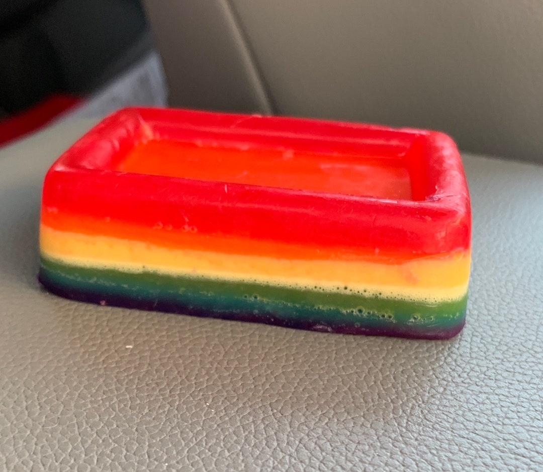 4 Rainbow Soaps - Etsy