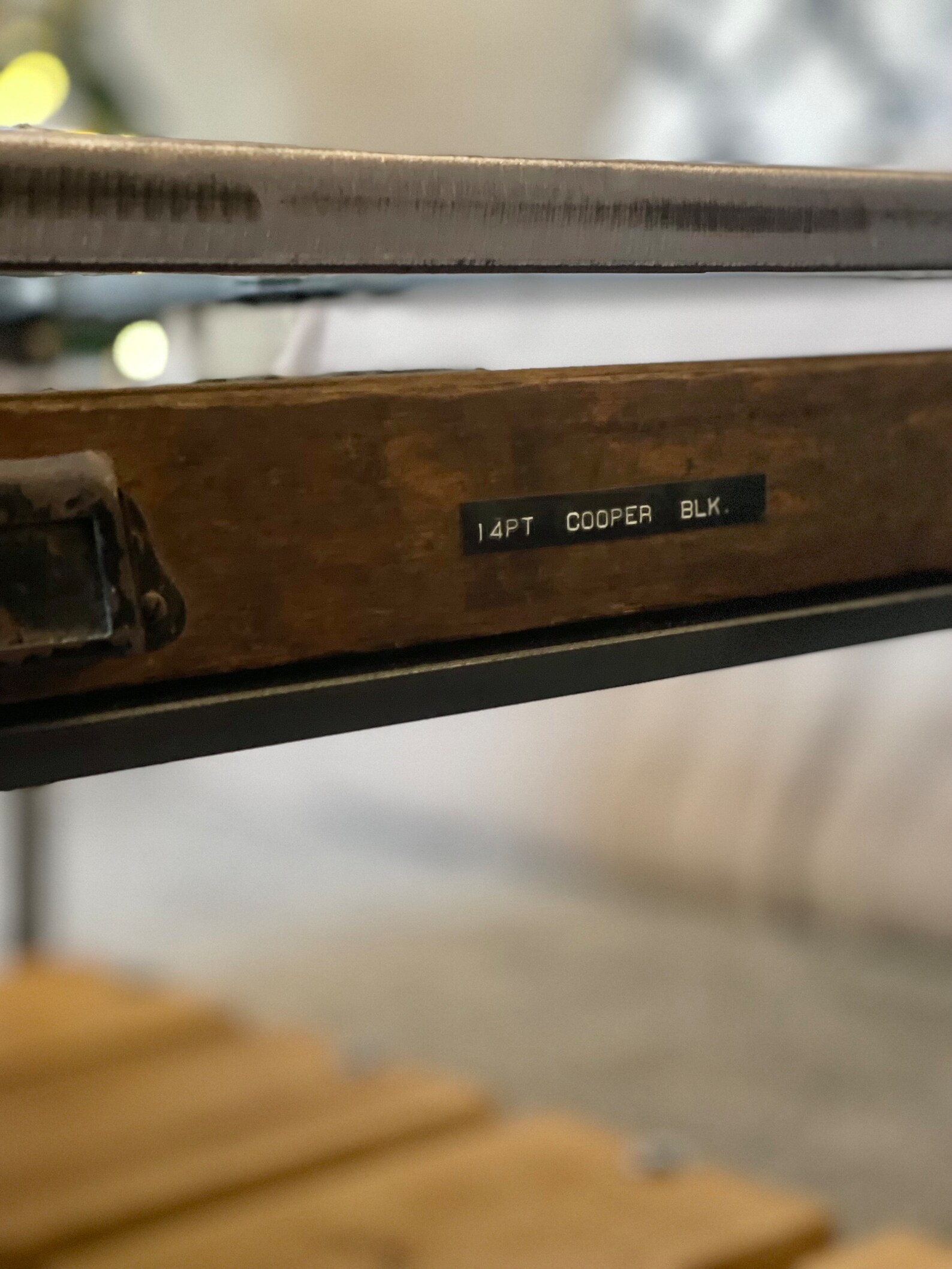 STATEMENT COFFEE TABLE Double Printers Tray Industrial Design Handmade ...