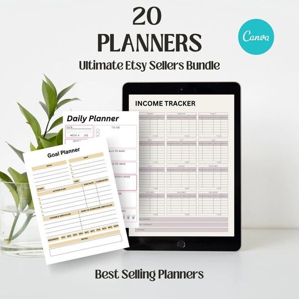 Planner Bundle - Etsy