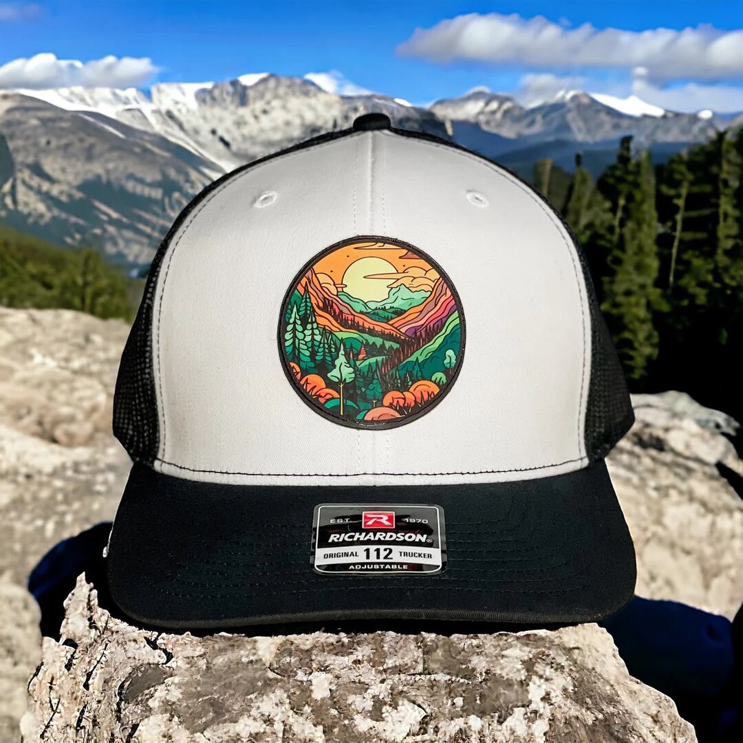 The Valley PNW Hat, Leather Patch Hat, PNW Ball Cap, Richardson ...