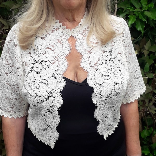 Lace Bolero Jacket - Etsy
