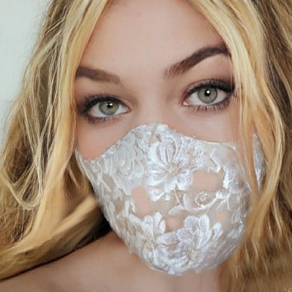 Lace Mask - Etsy