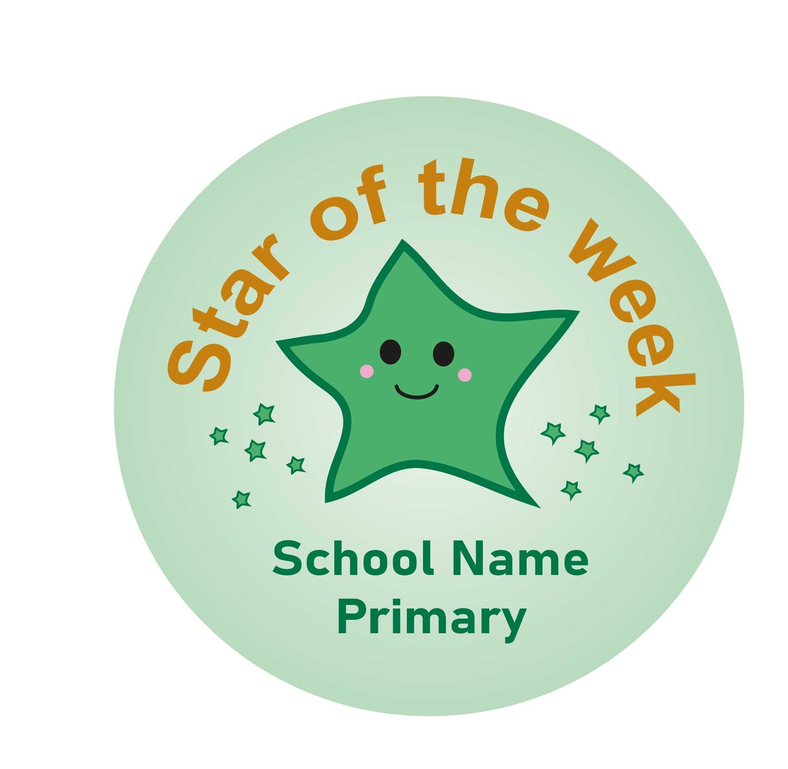 Star of the Week Teacher Reward Stickers Personalised Well - Etsy