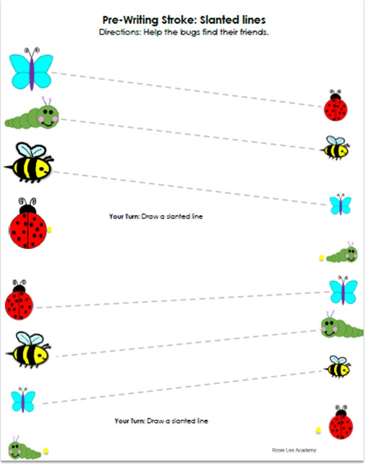 Pre-writing Strokes - Etsy