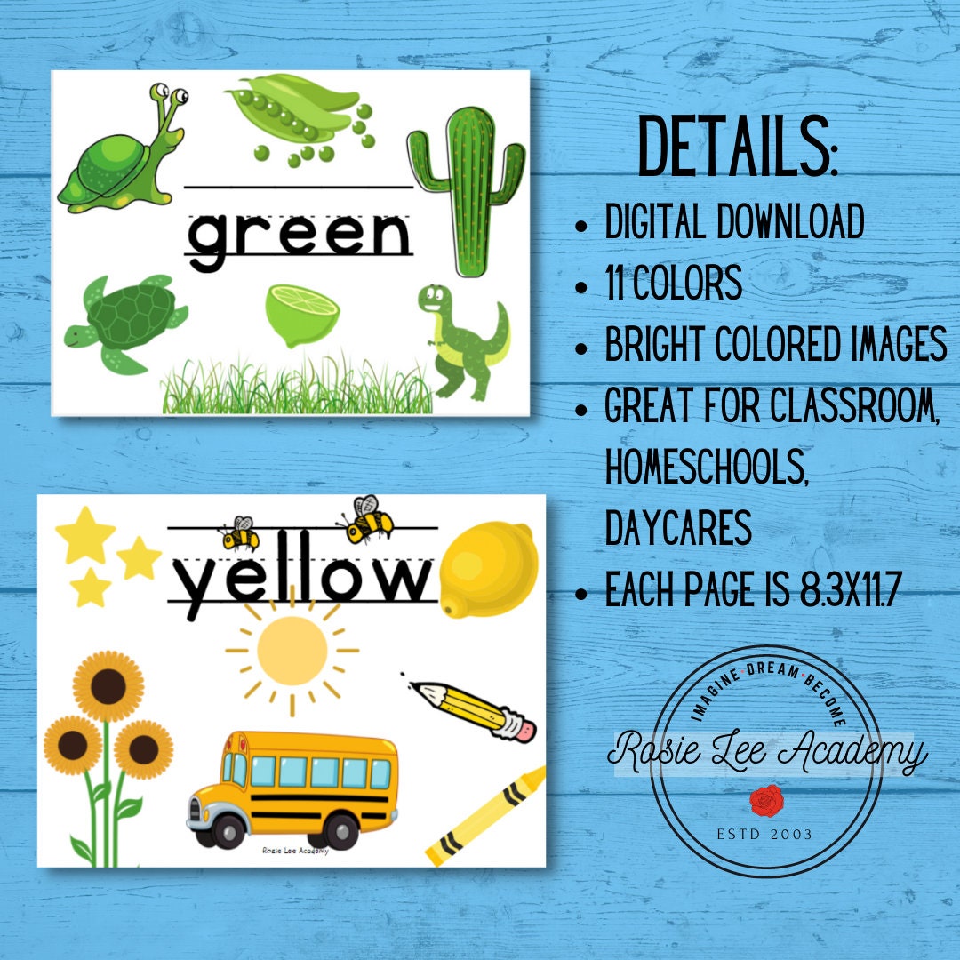 I Know My Colors Posters - Etsy