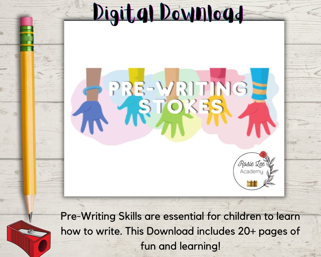 Pre-writing Strokes 2.0 - Etsy