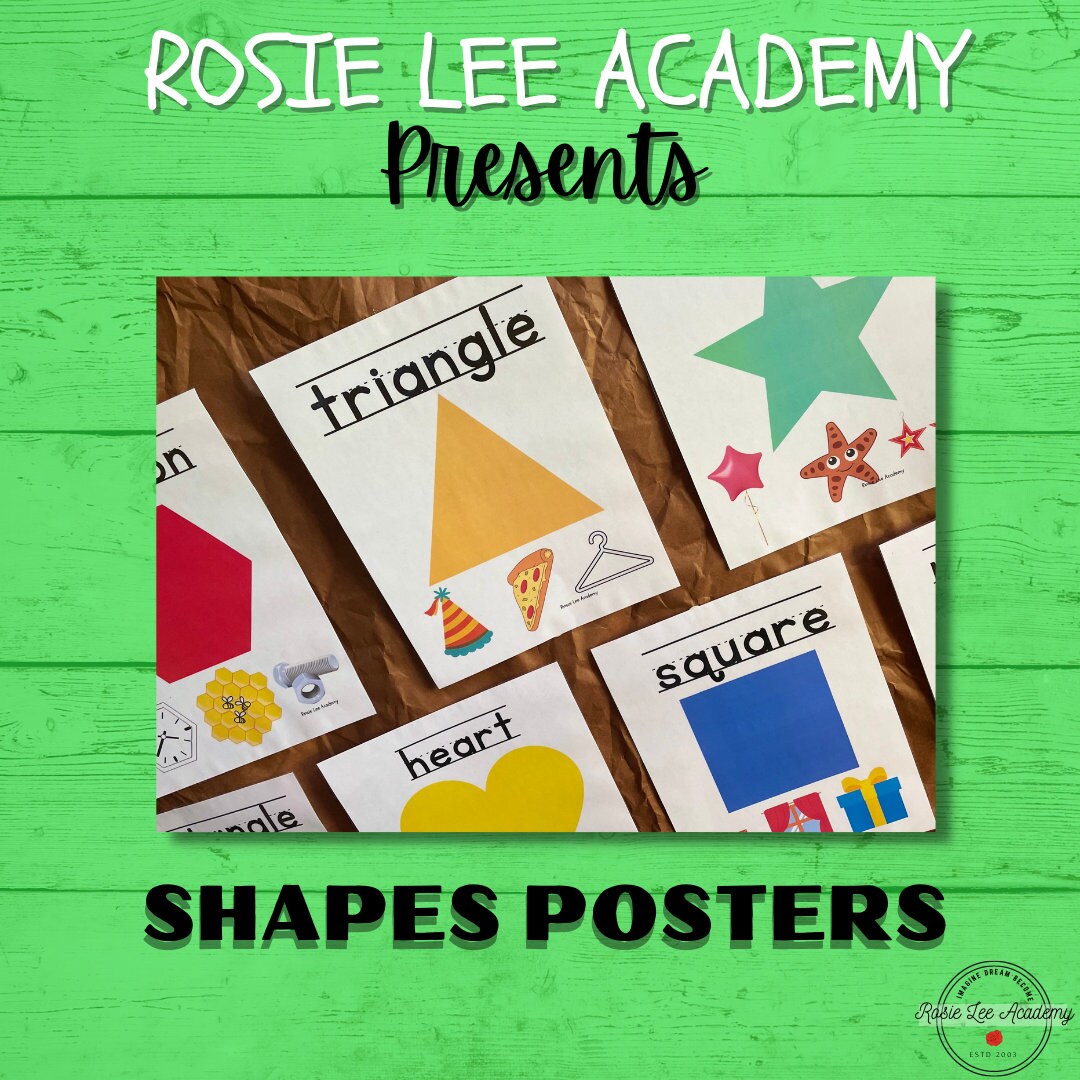 I Know My Shapes Posters - Etsy