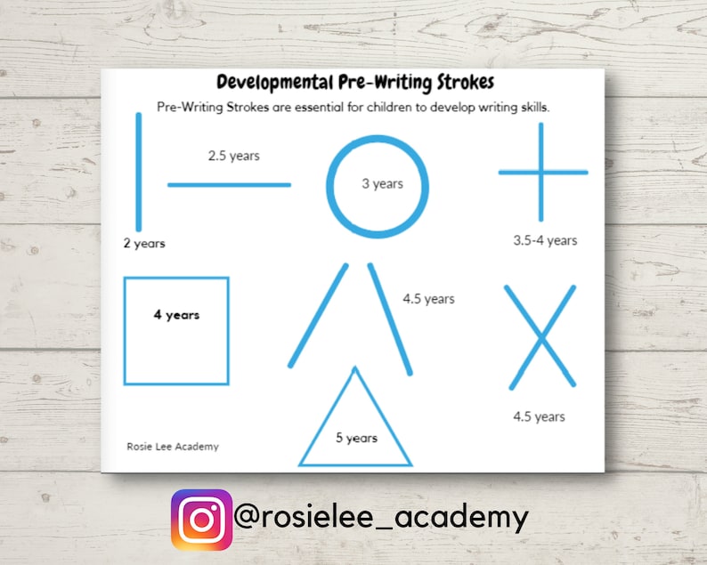 Pre-writing Strokes 2.0 - Etsy