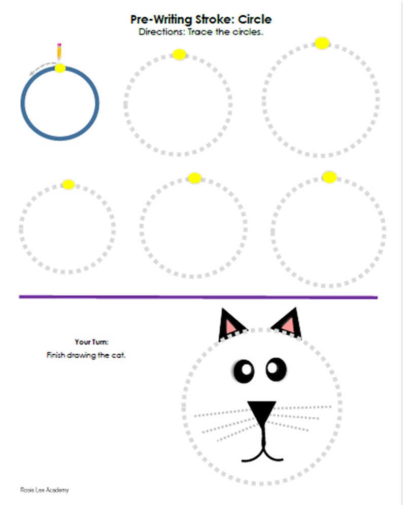 Pre-writing Strokes - Etsy