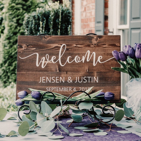 Rustic Welcome Sign - Etsy