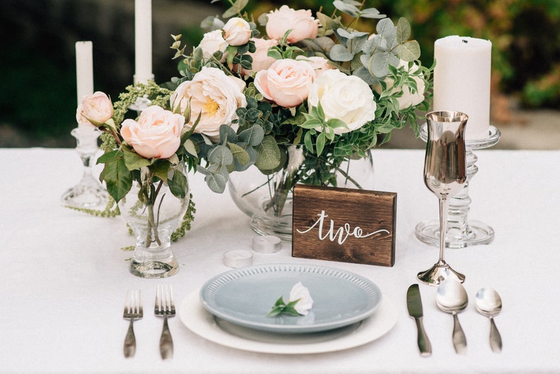 Table Numbers Wedding Table Numbers Rustic Table Decor - Etsy