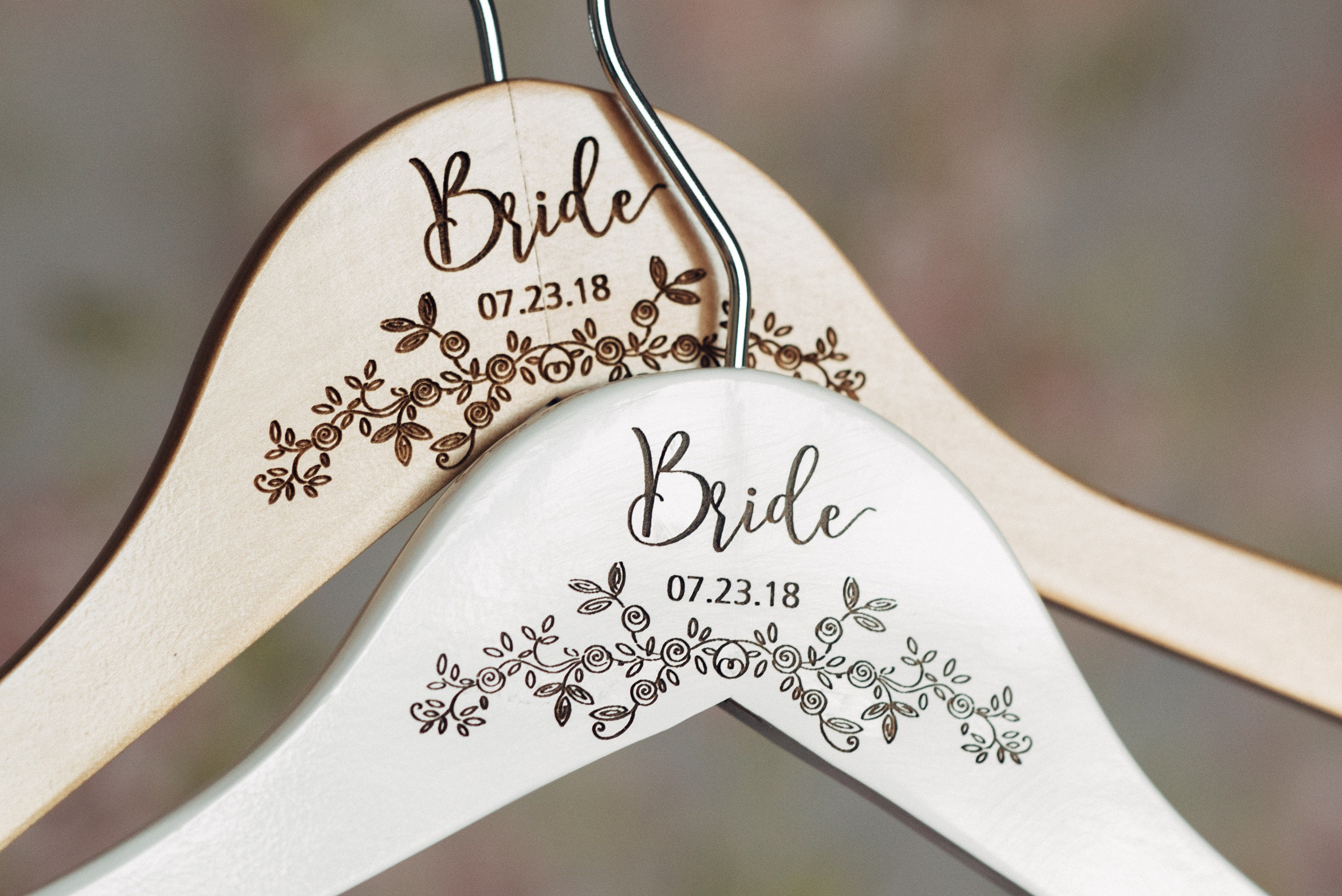 Personalized Bride Hanger Wedding Dress Hanger Bridal - Etsy