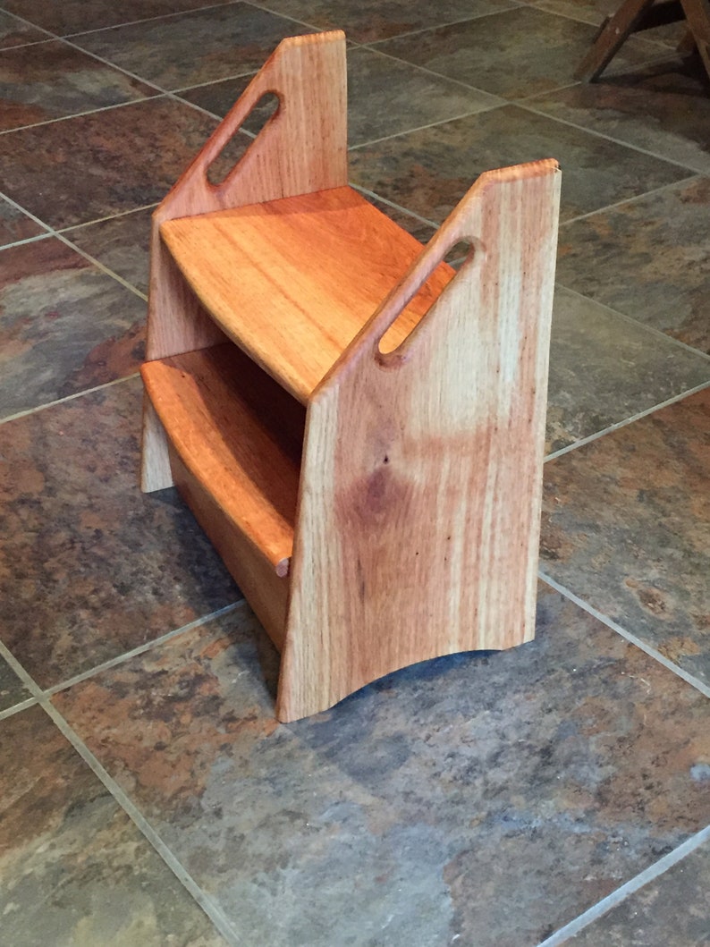 Heirloom Quality Children's Step Stool With Pull Out Step - Etsy
