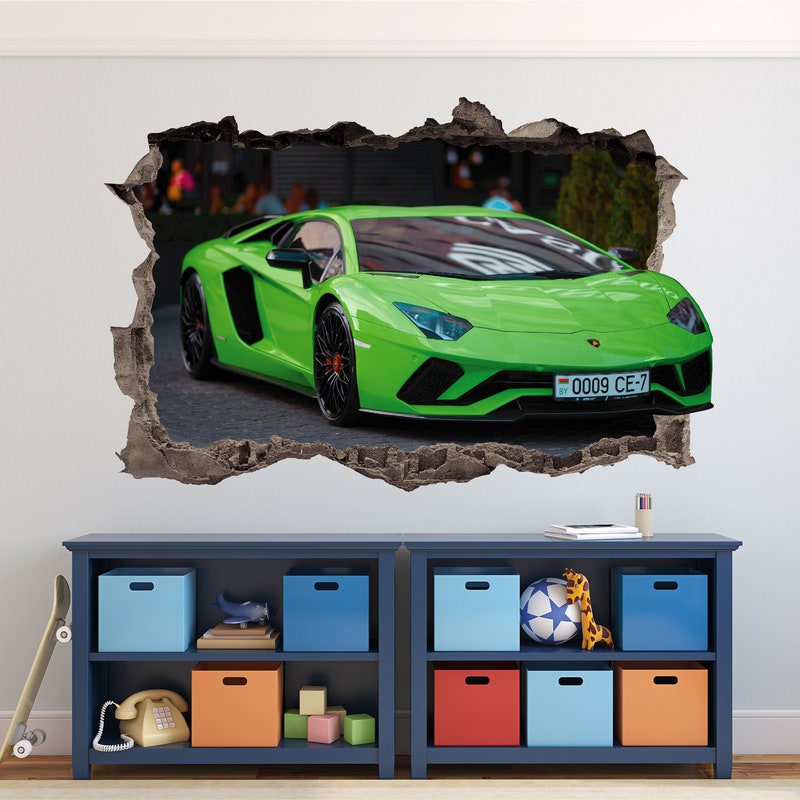 Race Car Wall Decals - Etsy