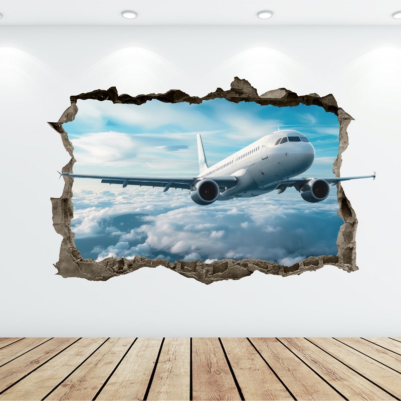 Airplane Wall Decals - Etsy