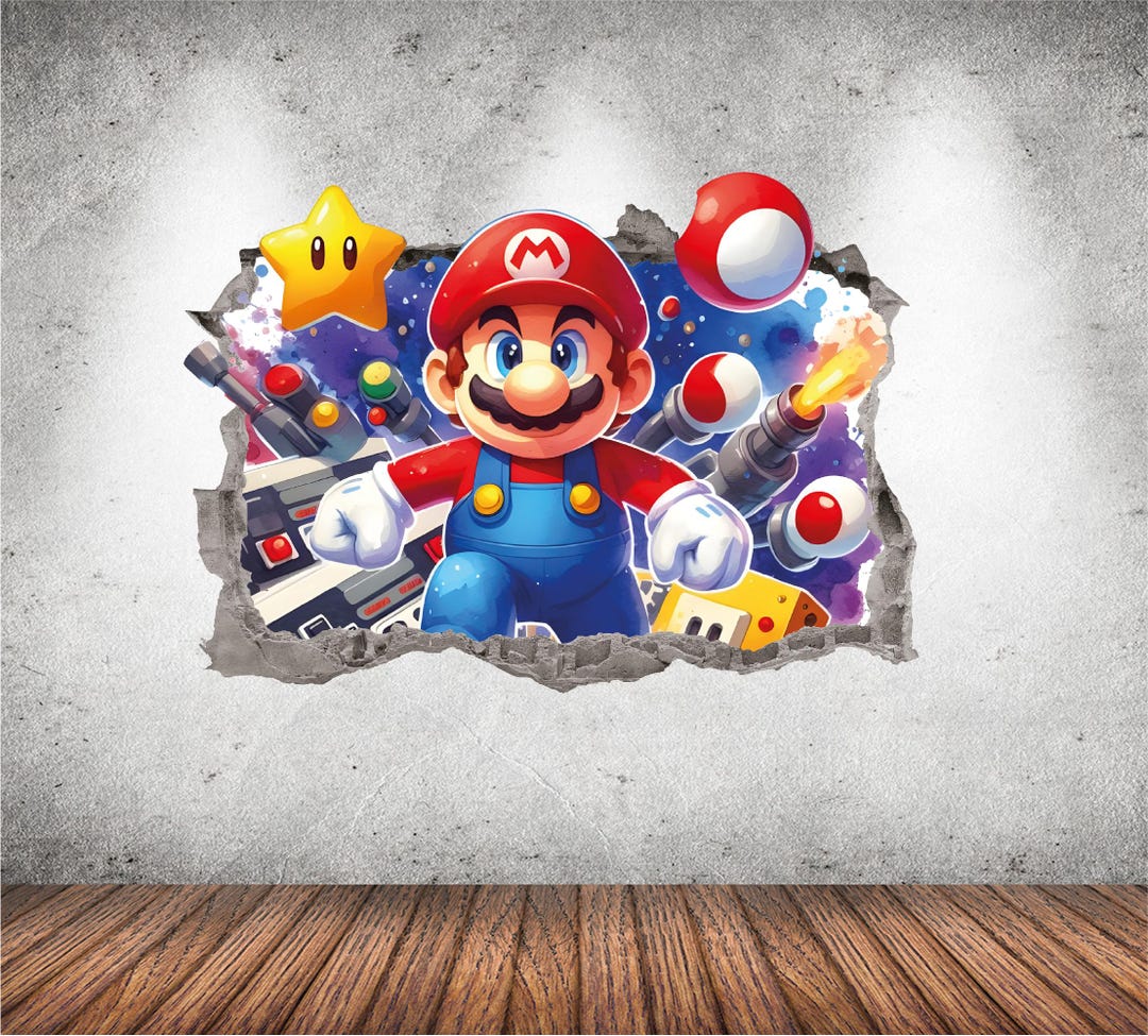 Video Game Character Wall Decal Fan Inspired AI Graphic Wall Art ...